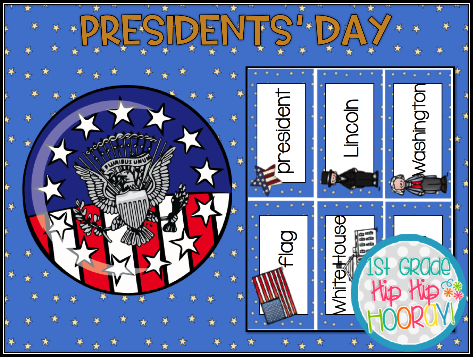 1st Grade Hip Hip Hooray!: Presidents' Day!