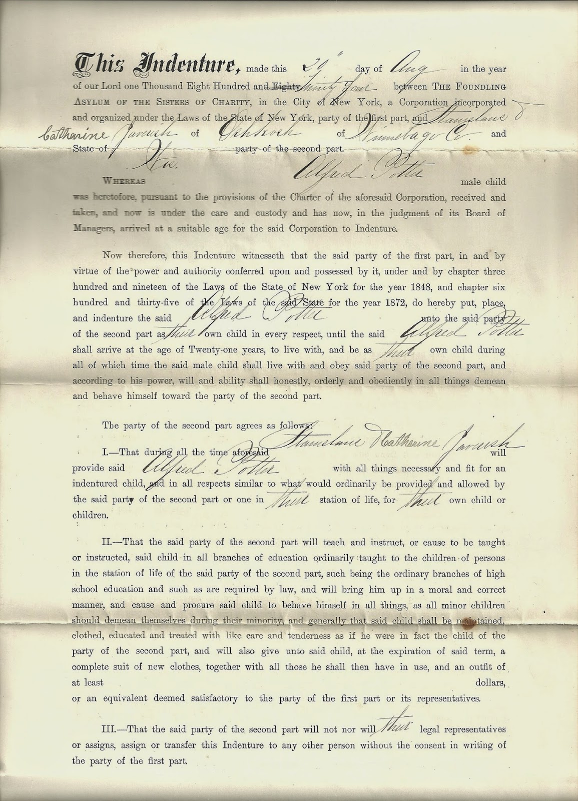 Today in the Potter Clan's History: 2015