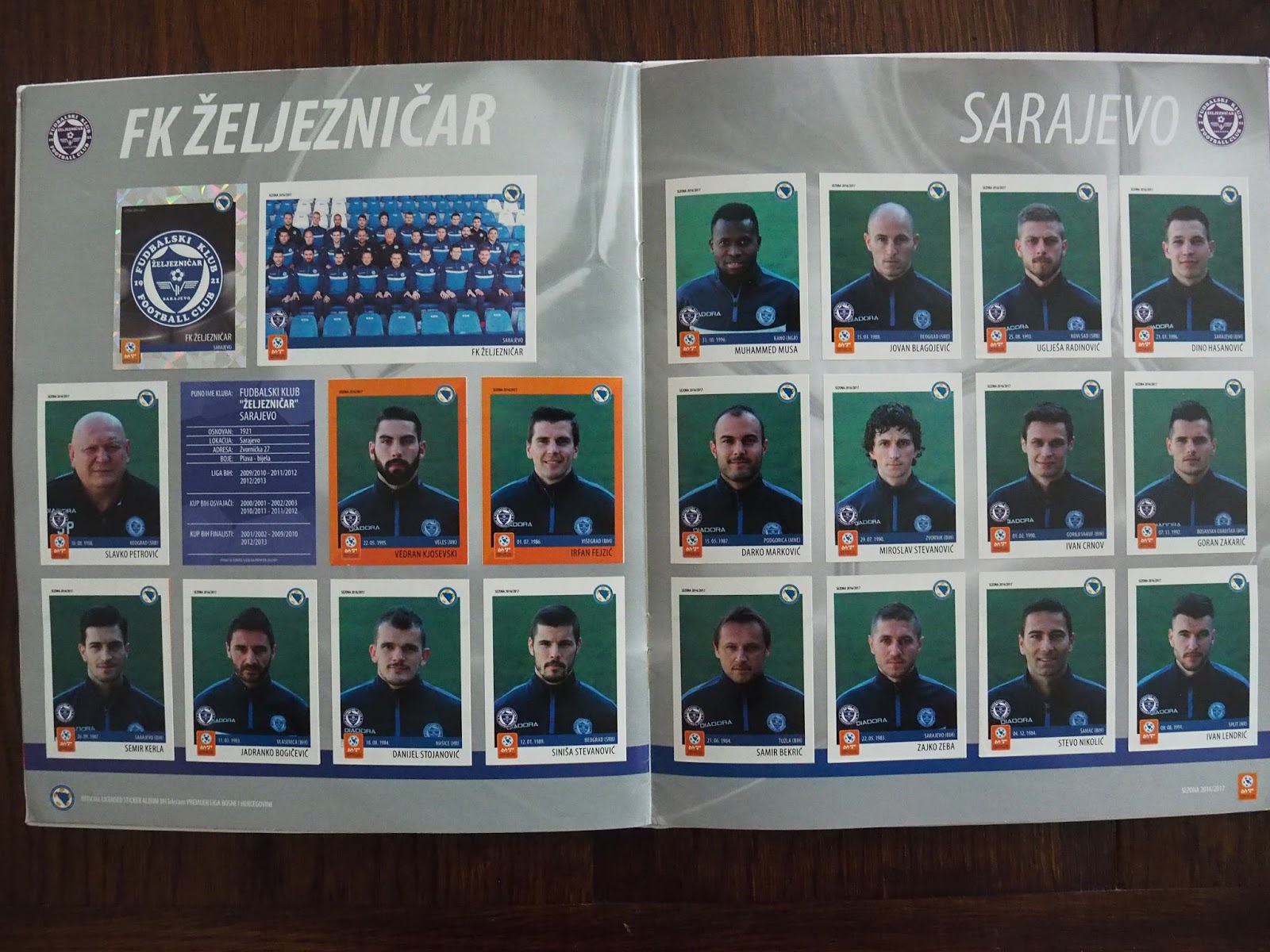 Only Good Stickers: BH Telecom - Premijer Liga (hardcover album)