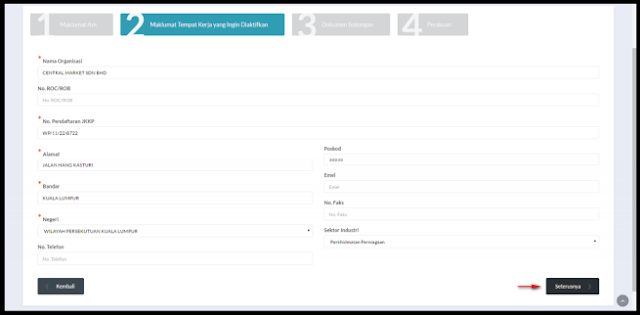 Cara Daftar Dan Aktifkan Tempat Kerja Di MyKKP