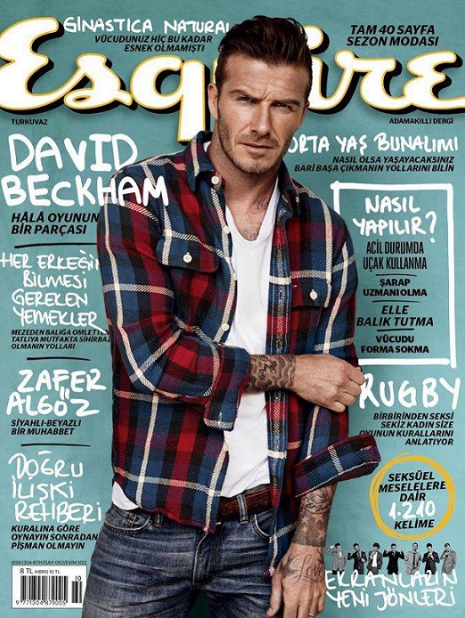MyMy .. The No Feminist Blog: David Beckham en couverture du Esquire ...