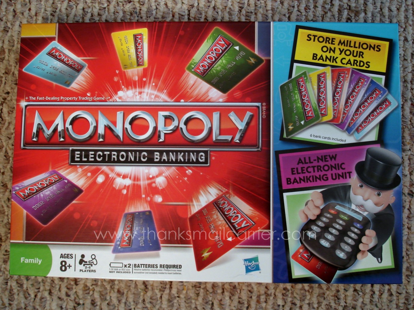 Thanks, Mail Carrier | Monopoly: Electronic Banking Edition {Review ...