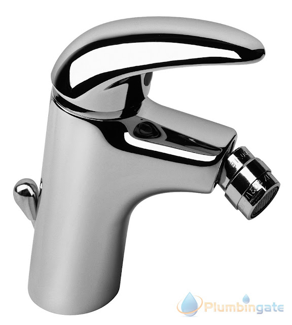 Plumbingate: Bidet mixer with pop-up waste ATLANTA chrome - Plumbingate ...