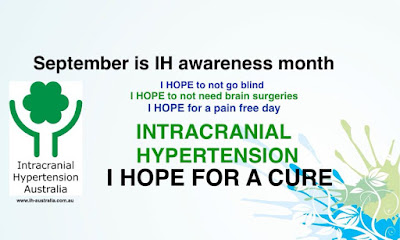 Christine's IIH Journey: SEPTEMBER IS IIH AWARENESS MONTH