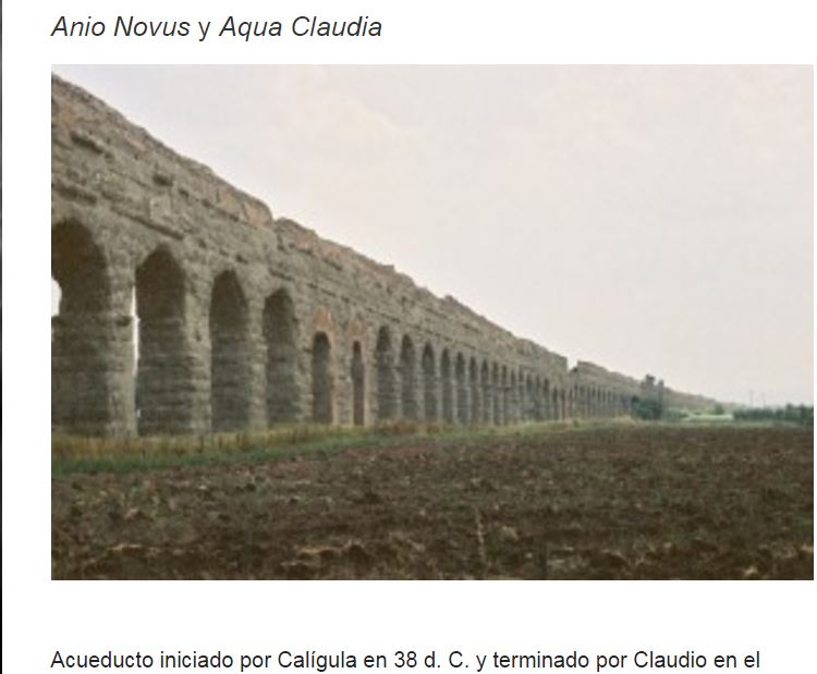 Baúl del Arte: LOS ACUEDUCTOS ROMANOS