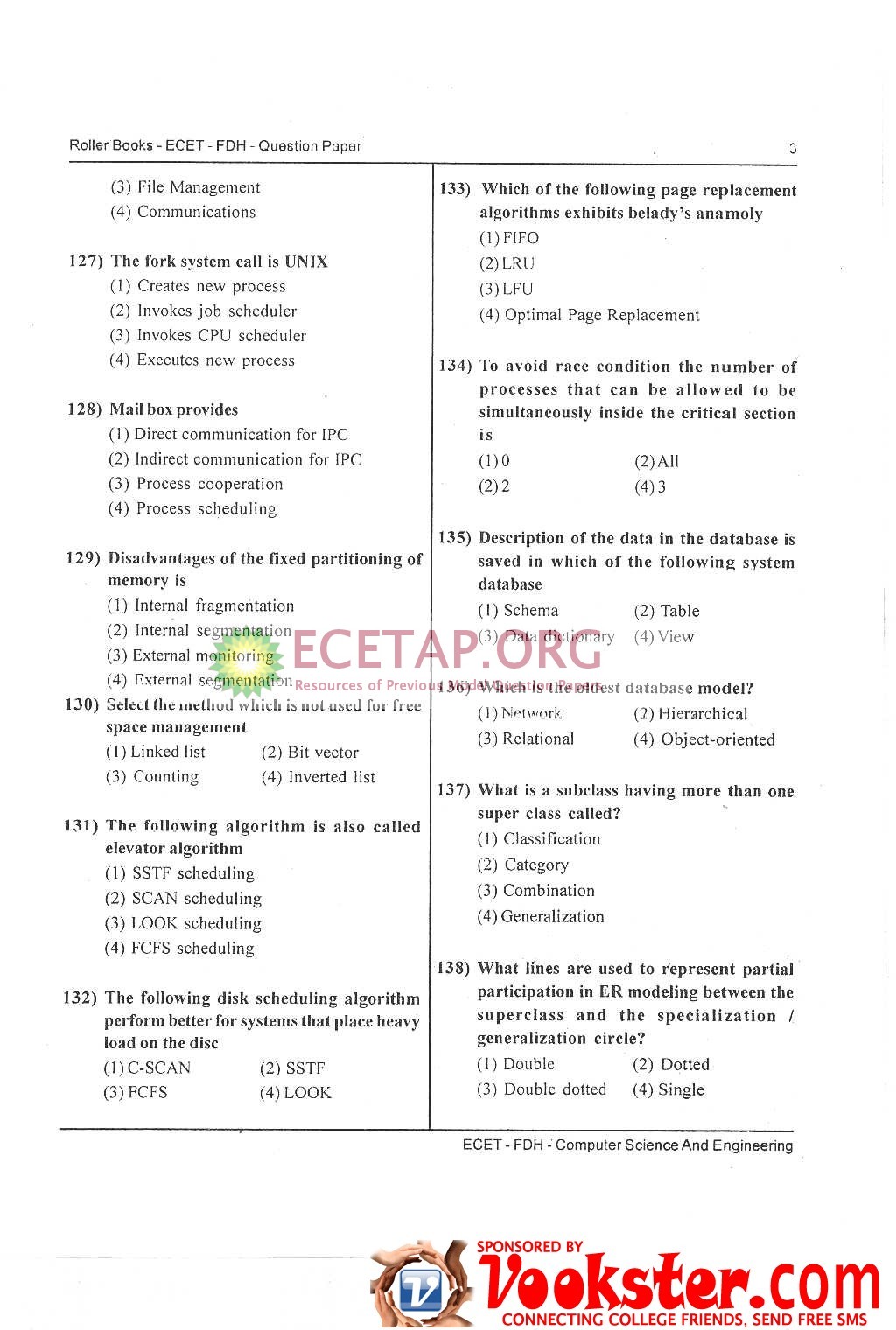 ECETAP - 2016, Previous, Model Papers, Question Papers EEE,ECE,SCE ...