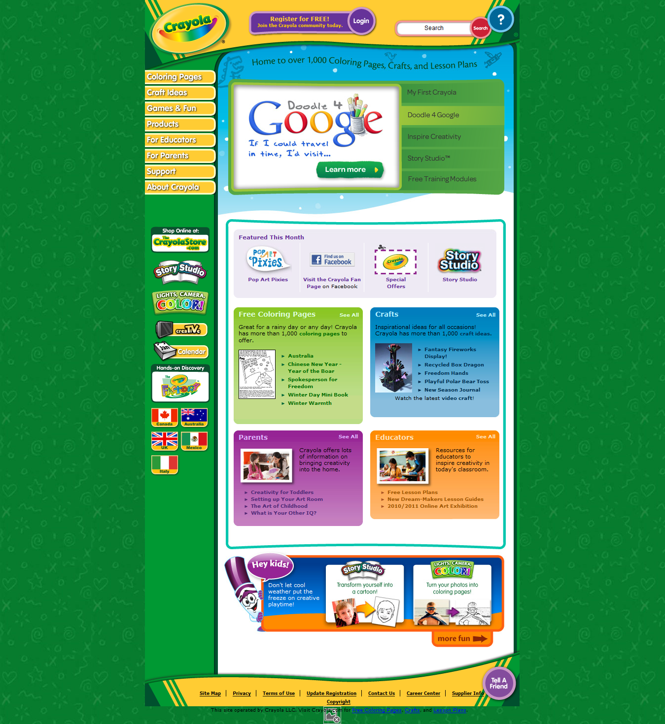 abckidlife: Lima Laman Web