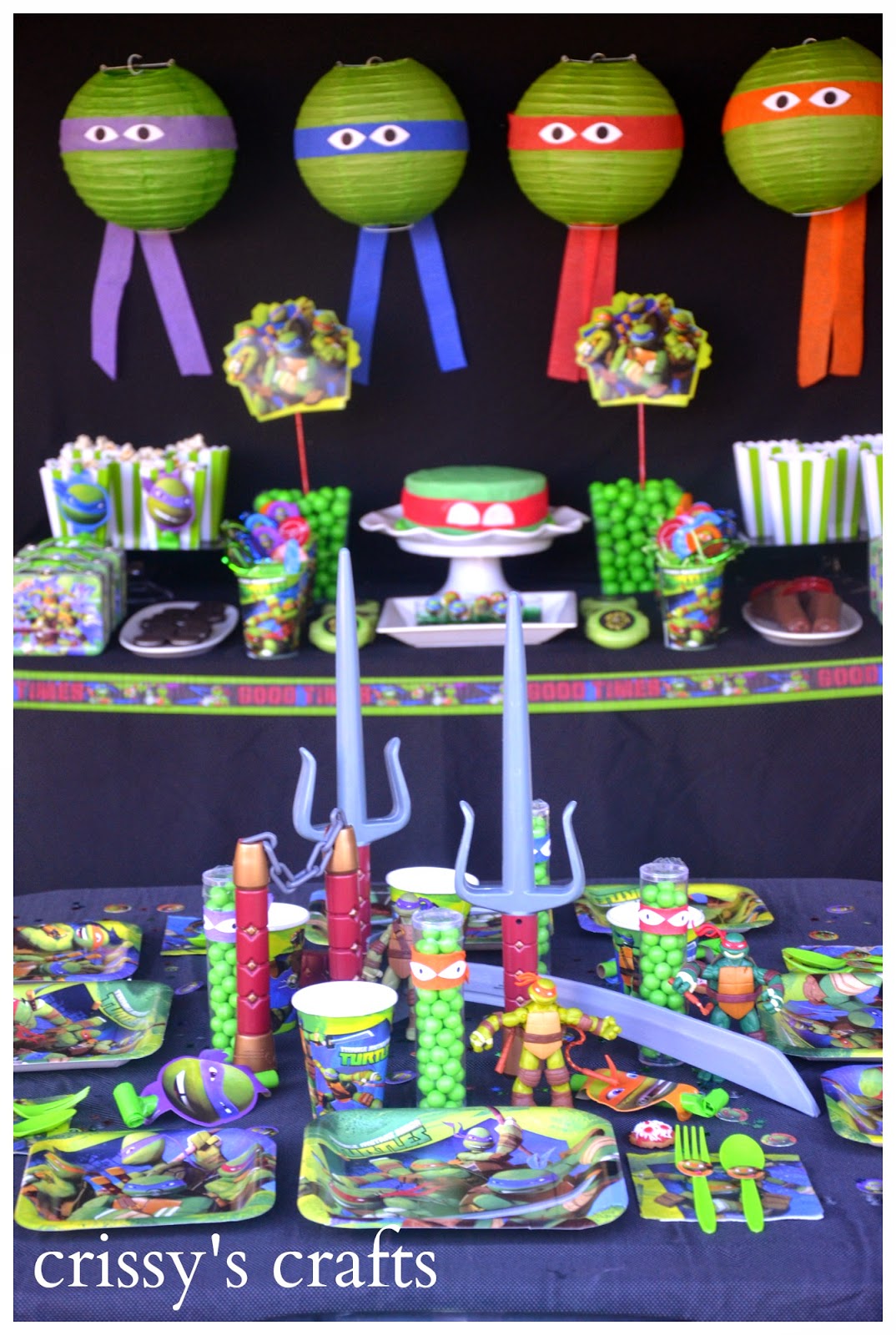 Crissy's Crafts: Ninja Turtle Party