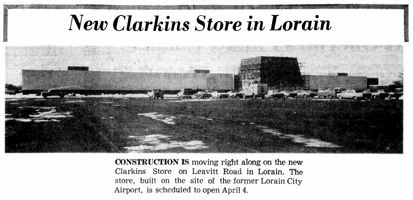 Brady's Bunch of Lorain County Nostalgia: When Clarkins Was New – March ...