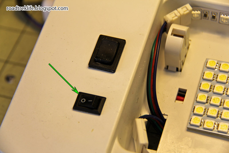 Roadtrek Modifications/ Mods, Upgrades, and Gadgets.: Overhead LED ...