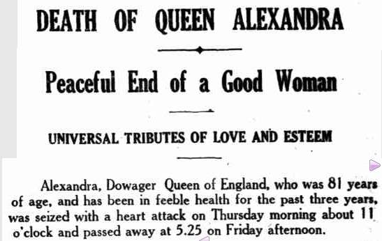 Postal History Corner: Queen Alexandra