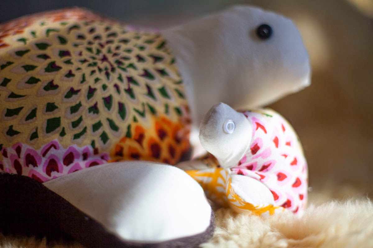 UNLIKELY: Turtle Stuffies- Purl Bee Turtle Pattern