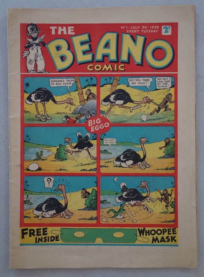 The Slipper: The Beano issue #1. Not for vegans.