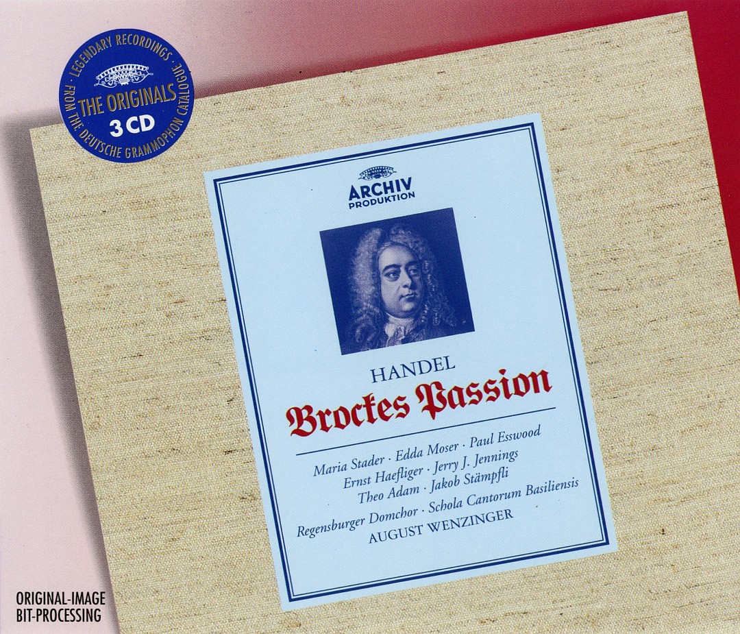 makdelart - classique: Handel - Brockes Passion (August Wenzinger) [3CD]