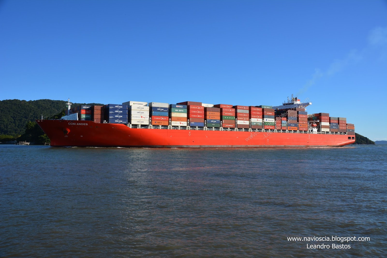 Navios de Santos & CIA: Navio CCNI ANDES