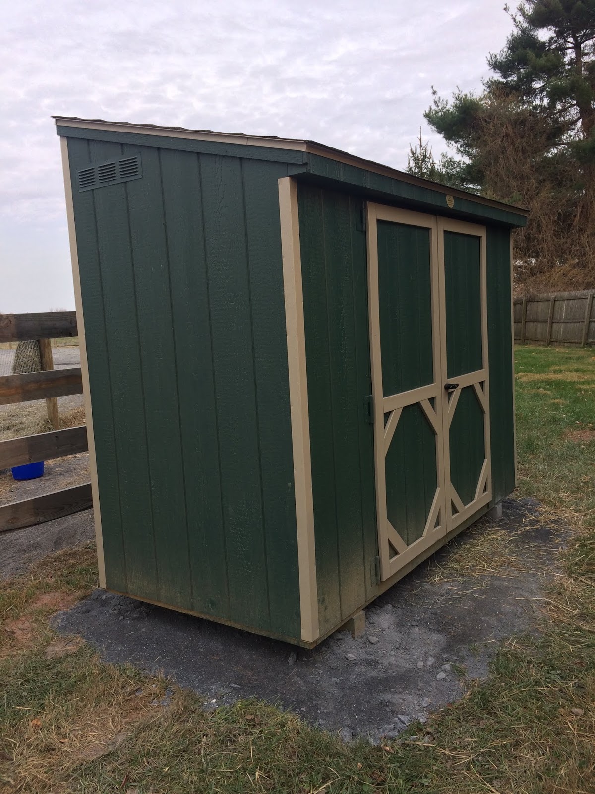 Building & Managing the Small Horse Farm: Short-Term Hay Storage Shed ...