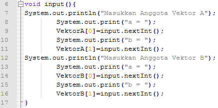 KISAH PERJALANAN: Program Vektor dengan Java