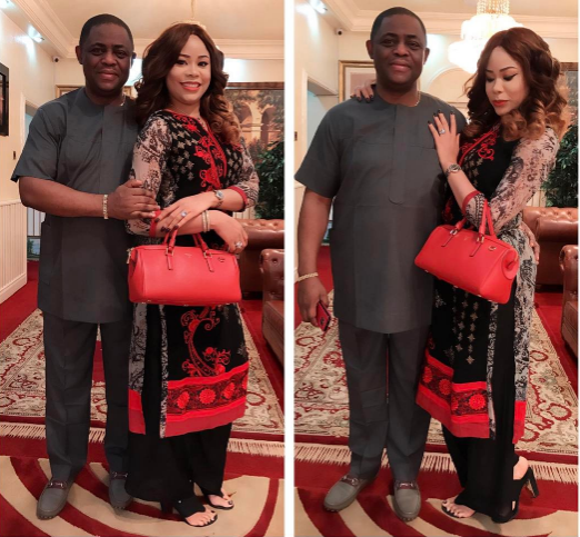 Femi Fani-Kayode and Precious Chikwendu stunning in new photos