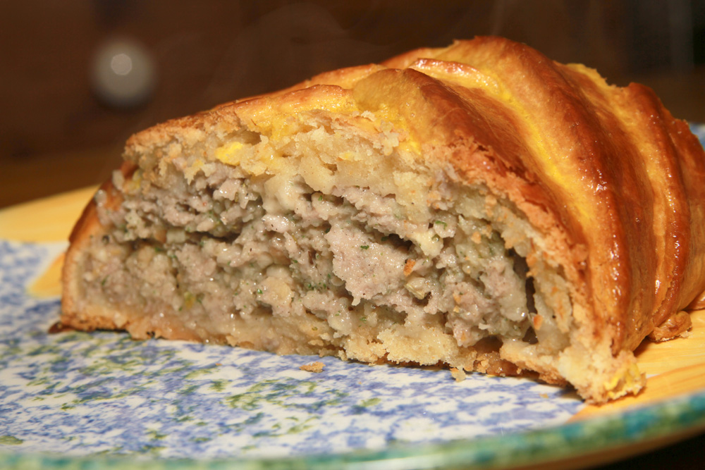 The Chicken Keeper's Kitchen: All Wrapped Up! Joan's Sausage Meat Plait