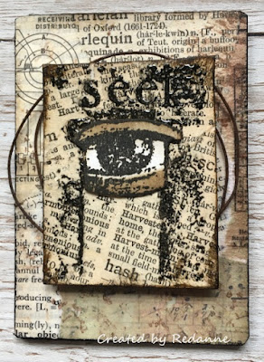 Trio of ATCs by Anne Redfern - That's Crafty!