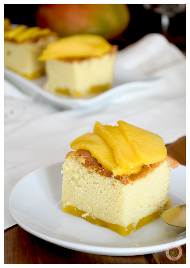 Pastel de mango y chocolate blanco | Especialmente Dulce