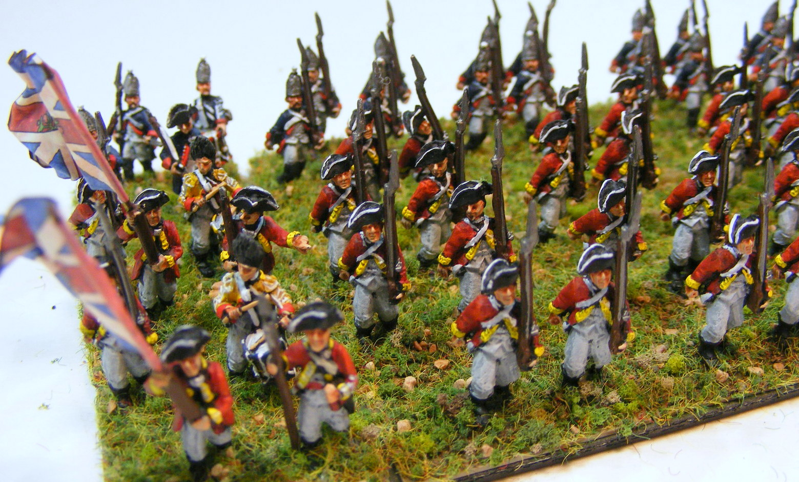 Evil Bob's Miniature Painting: 15mm AWI British and Patriot Line Infantry