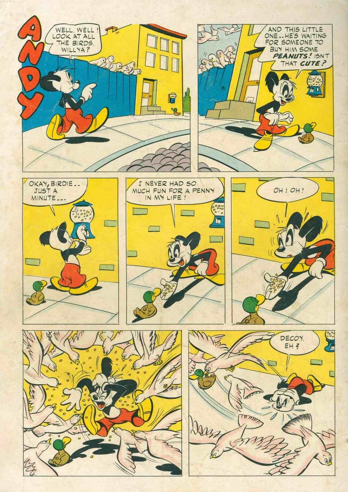 Cartoons, Model Sheets, & Stuff: Andy Panda Comics