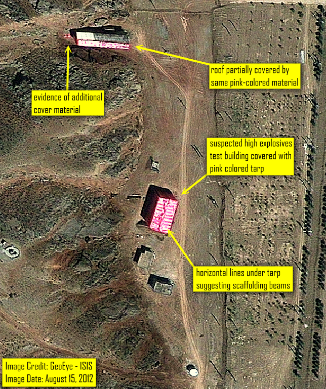 Iran literally covering up Parchin nuclear test site ~ Elder Of Ziyon ...