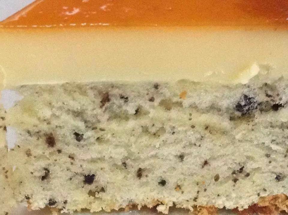 Caramel Custard baked with Vanilla Oreo Sponge.- by Tan Eim Meng ...
