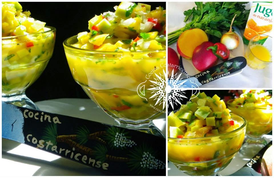Cocina Costarricense: ceviche de mango