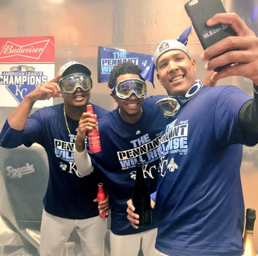 Royals Celebrate Second Straight AL Championship in Style (Photos ...