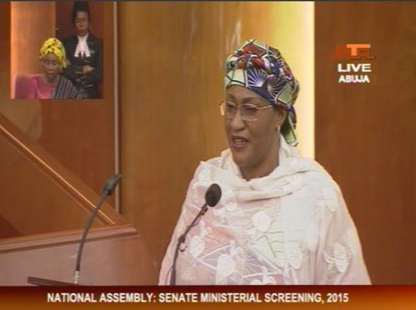 Welcome To Bettertalknaija: #Ministerialscreening: Senate screens Aisha ...