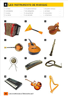 European Musical Portfolio: LES INSTRUMENTS EN FRANÇAIS