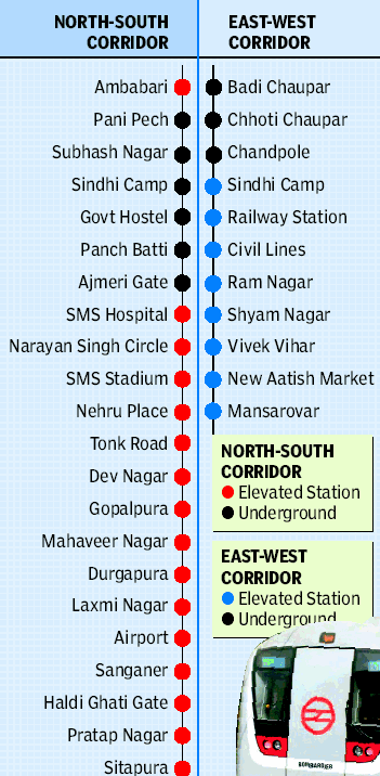Jaipur Metro Map | Jaipur Metro Rail Routes | Jaipur Metro Rail ...
