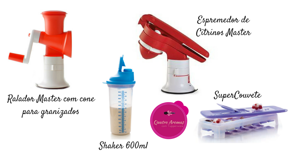 5 Cocktails com Tupperware