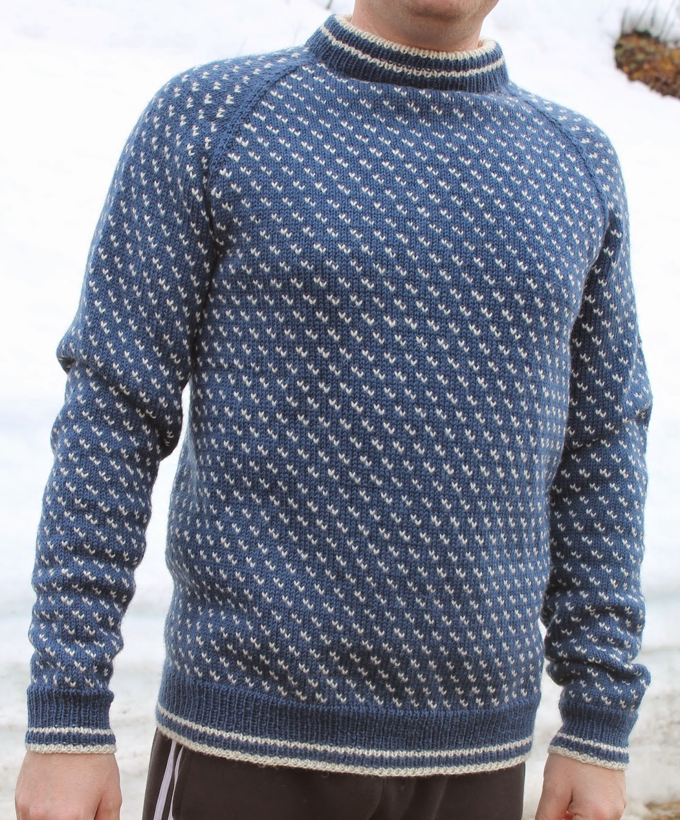 Maja strikker: Genser til kjæresten