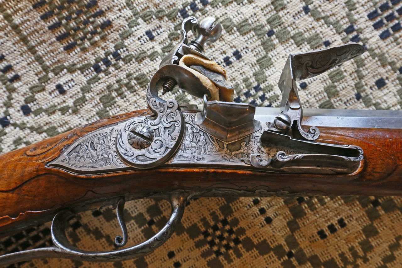 Contemporary Makers: Antique Flintlock German Hunting Gun by Christoph ...