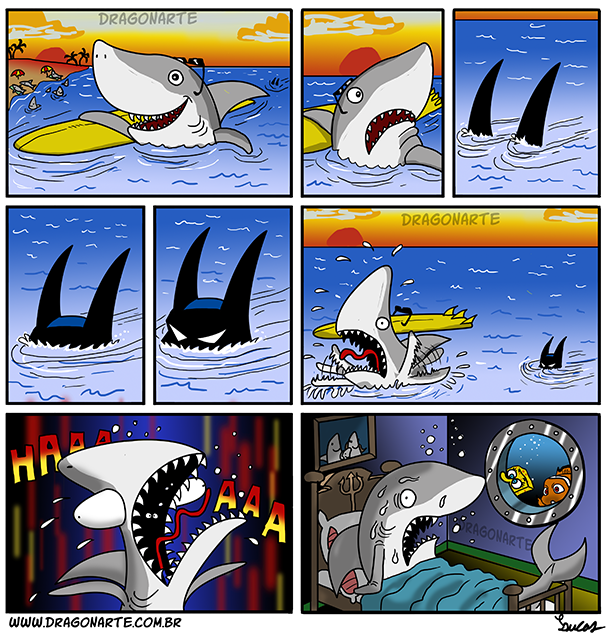 The Dork Review: Batman VS Sharks