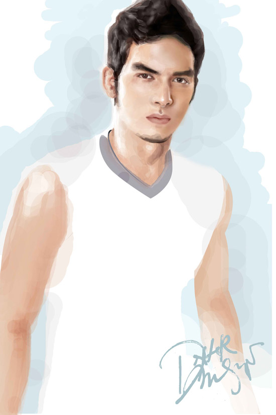 SIMON ATKINS' DIGITAL PORTRAITS - Discreet Magazine