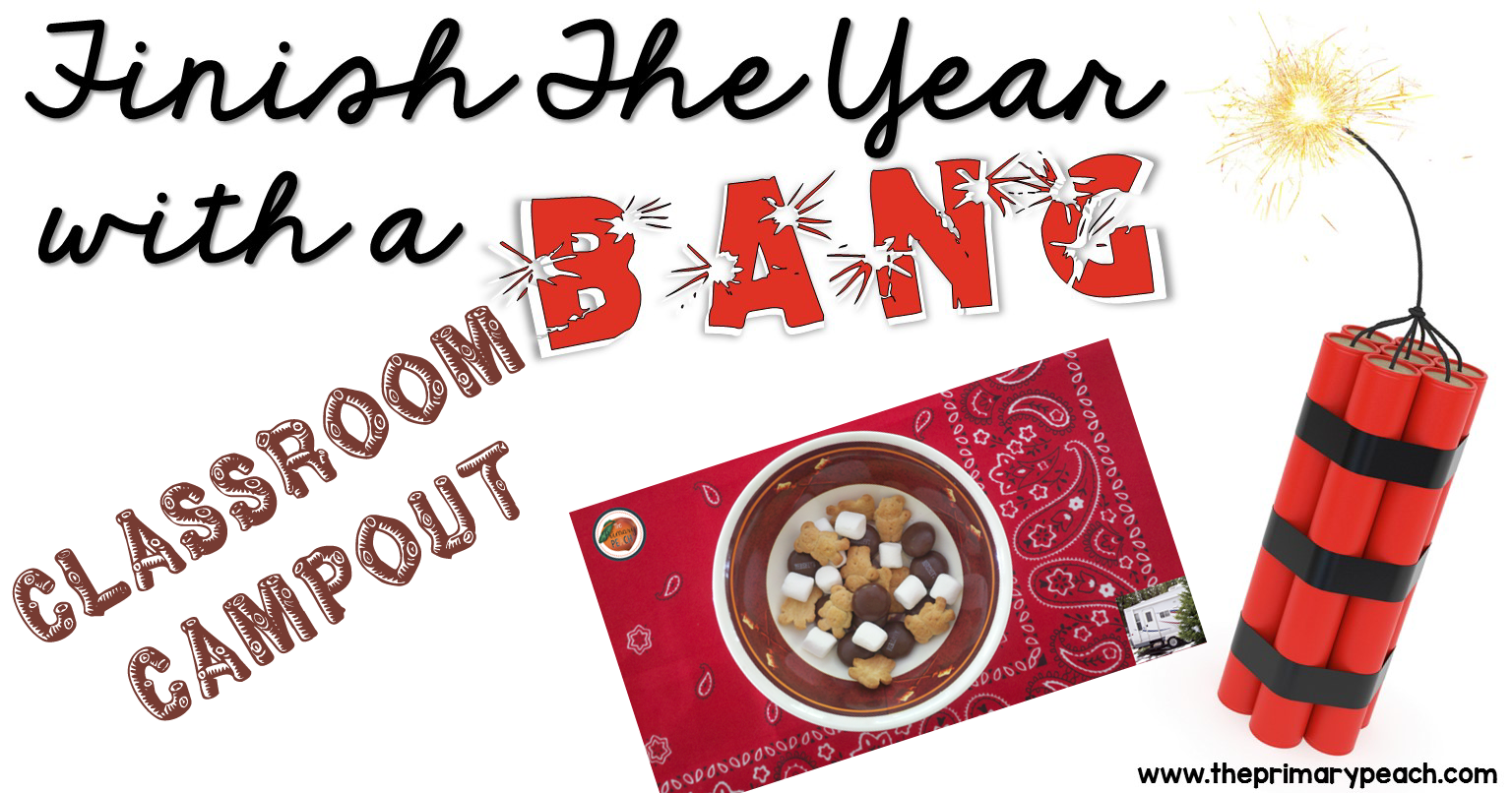 The Primary Peach: Finish the Year with a Bang: Classroom Campout!