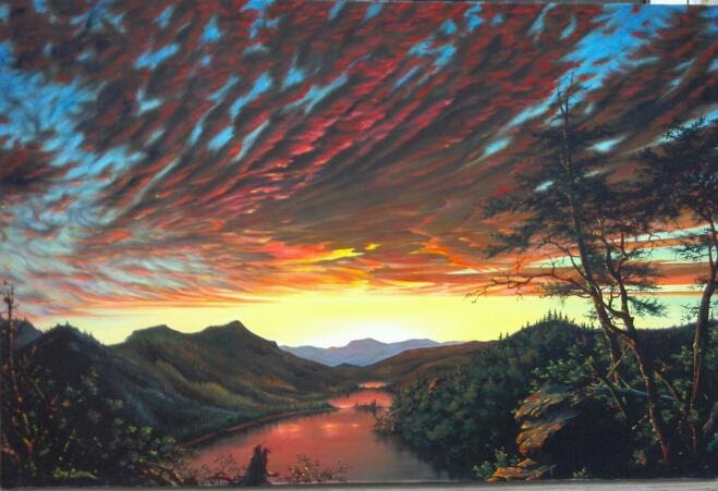 Art by Clay Coller: Sublime landscape