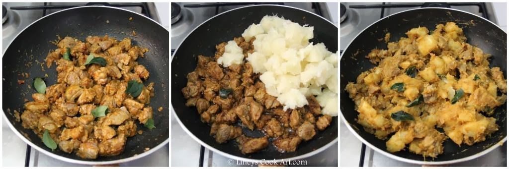 Kappa Biryani/ Mashed Tapioca with Beef or Mutton/ Beef Kappa/Tapioca ...