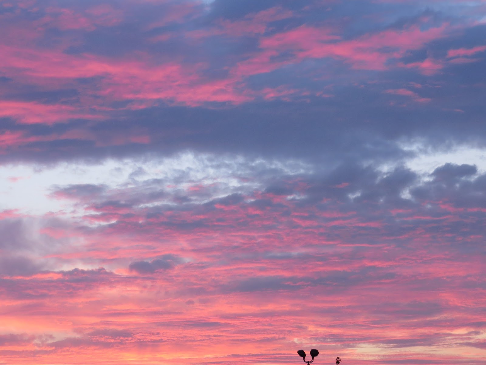 Lensing and Shuttering: Pink and Blue Sky