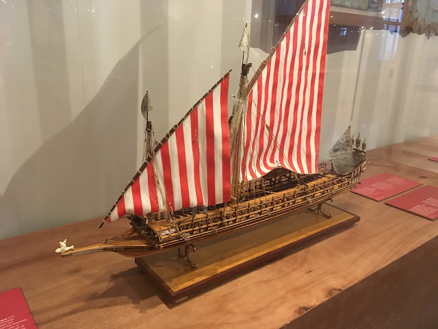Orbis Catholicus Secundus: Model of Royal Galley of Battle of Lepanto