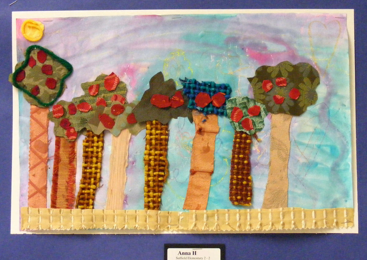 Suffield Elementary Art Blog!: Fabric Collage!