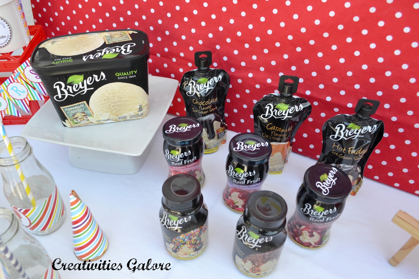 Rainbow Ice Cream Party - Creativities Galore