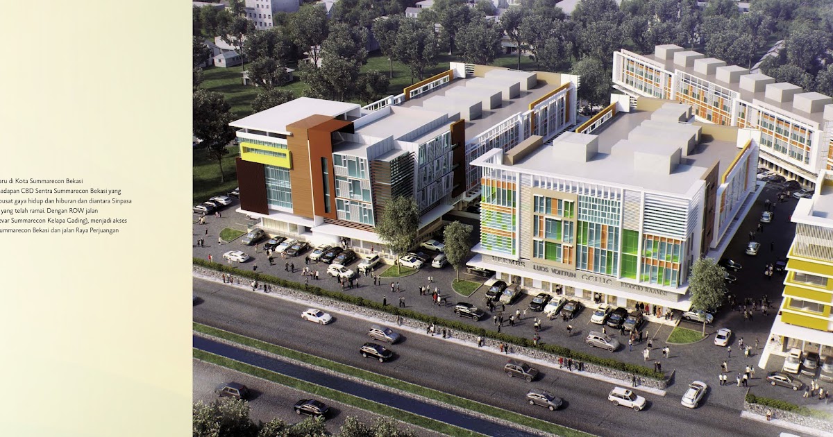 Ruko Ruby Commercial Summarecon Bekasi Rilis Unit Baru - Summarecon ...