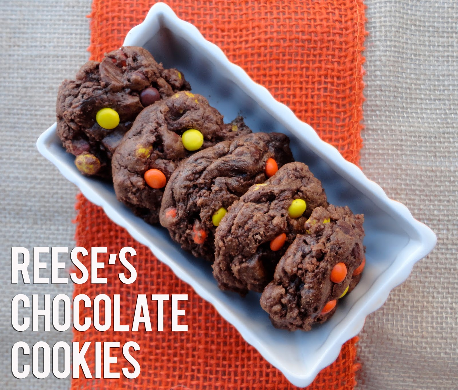 Confections + Coffee: Reese's Chocolate Cookies