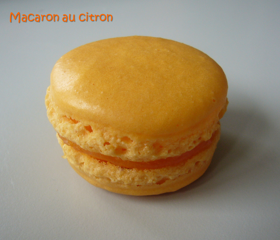 Macarons au citron