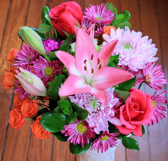 love, laurie: surprise flowers